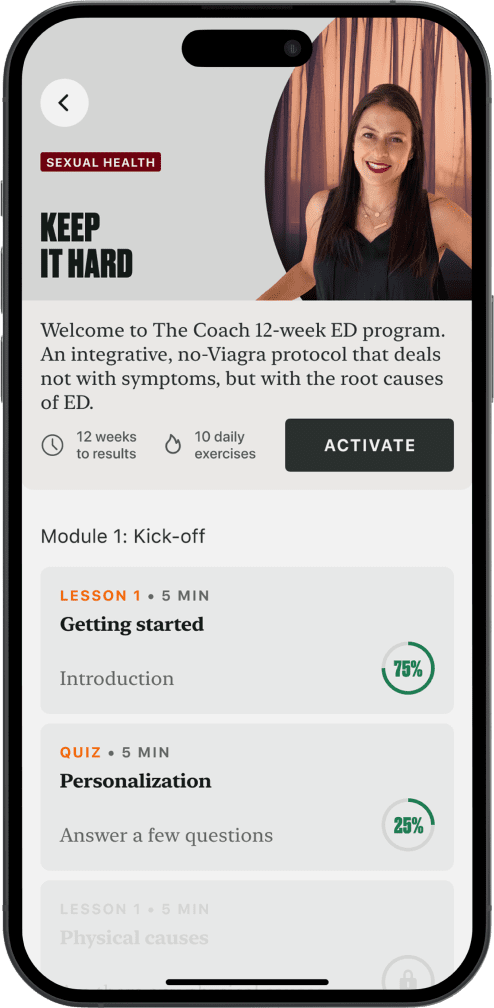 The Coach: Men's Health App