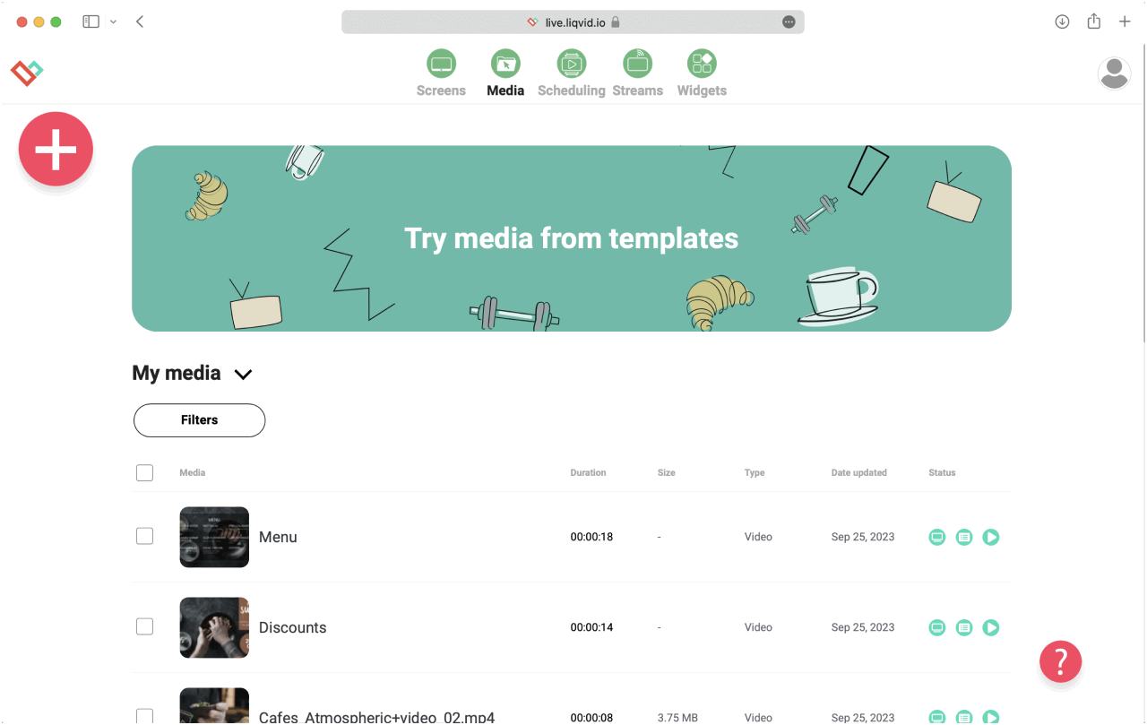 Liqvid — the default digital signage platform!
